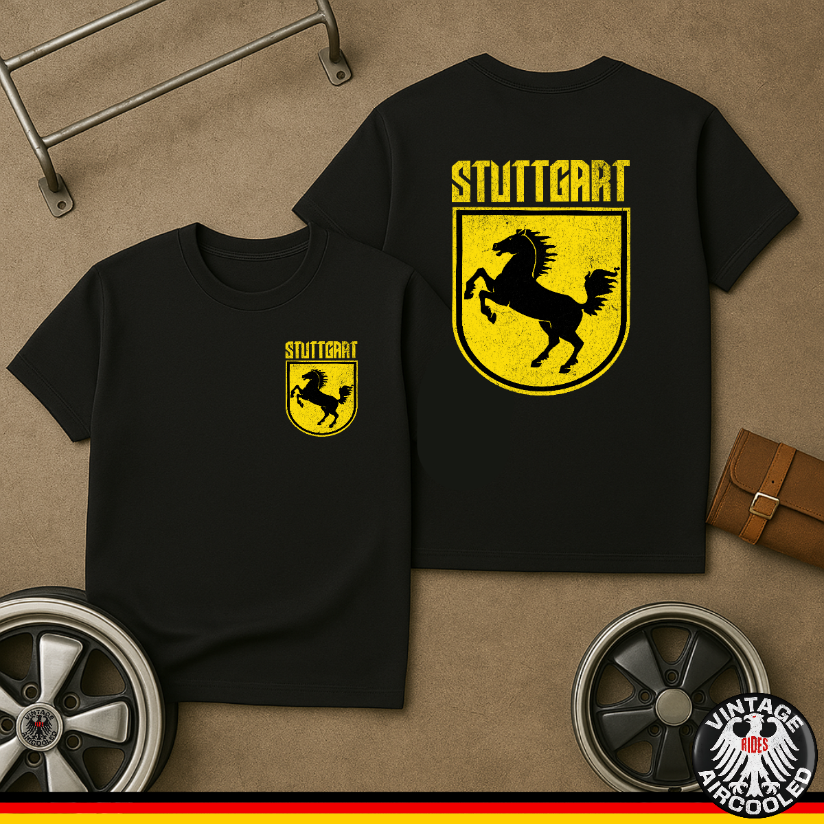 Stuttgart Horse Crest T-Shirt – GarageWorn